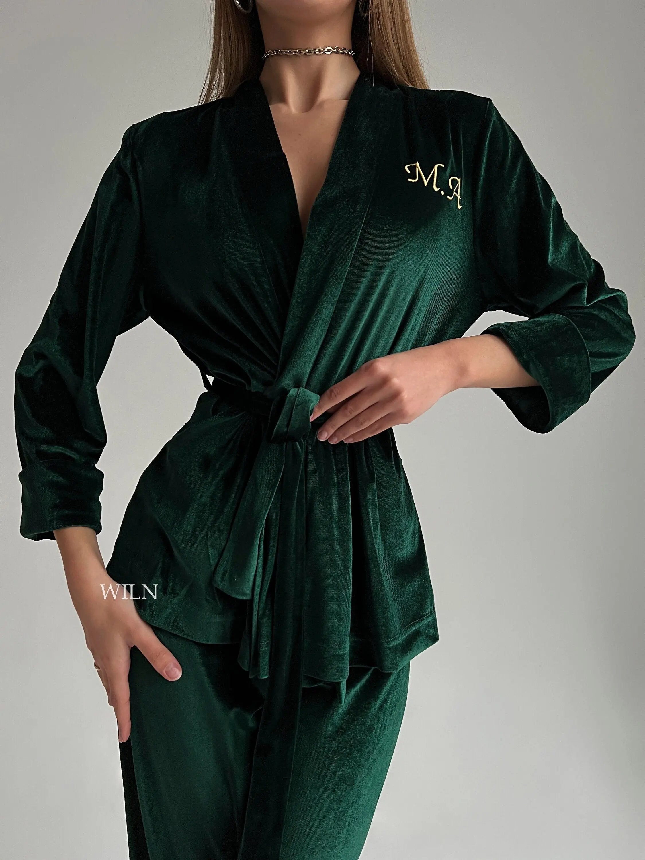 Buy MAJESTIC Luxurious Velour Bridal Robe - Free Delivery & Gift Wrap ...